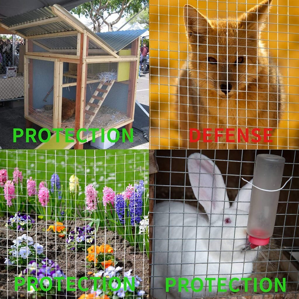 Chicken Wire Garden Fence for Plants and Small Animals