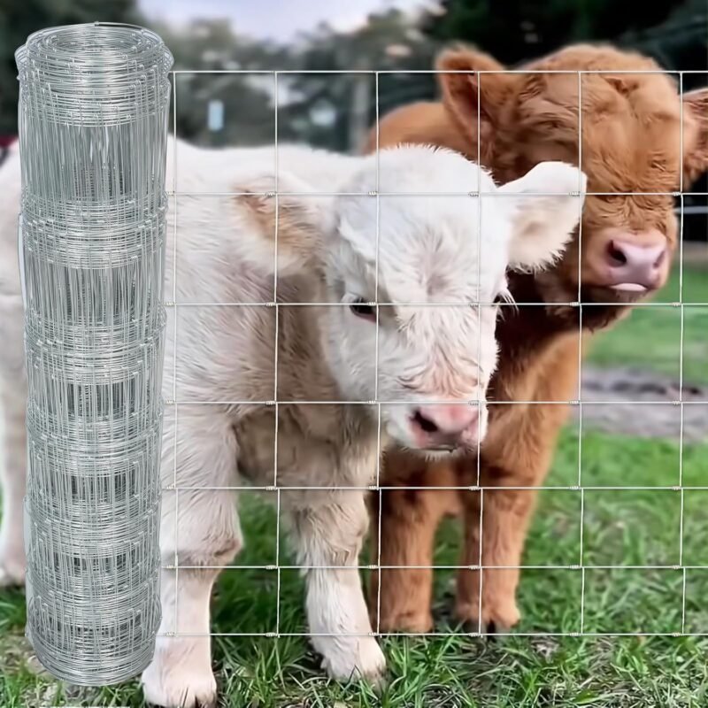 Woven Wire Goat Fence for Farms and Agricultural Projects